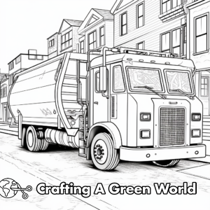 Garbage Truck Coloring Pages - Free & Printable!