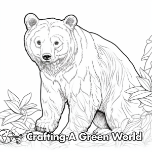 Black Bear Coloring Pages - Free & Printable!