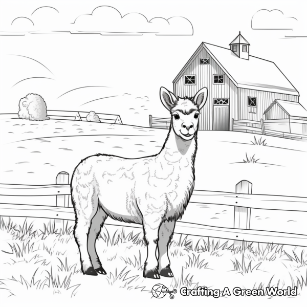 Alpaca Coloring Pages - Free & Printable!