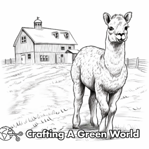 Alpaca Coloring Pages - Free & Printable!