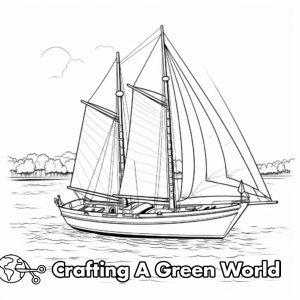 Sailboat Coloring Pages - Free & Printable!