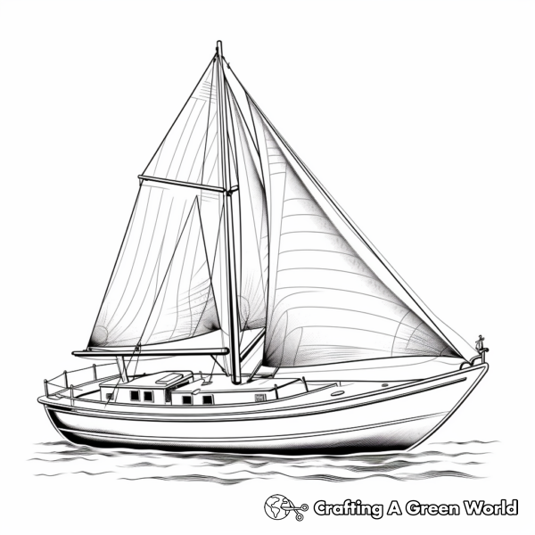 Sailboat Coloring Pages - Free & Printable!