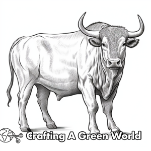 Bull Coloring Pages - Free & Printable!