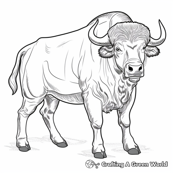 Buffalo Coloring Pages - Free & Printable!