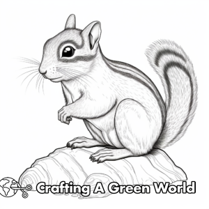 Chipmunk Coloring Pages - Free & Printable!