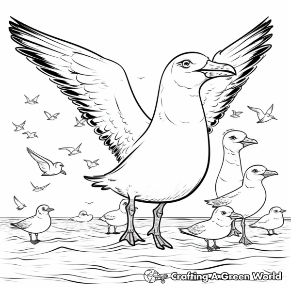 Seagull Coloring Pages - Free & Printable!