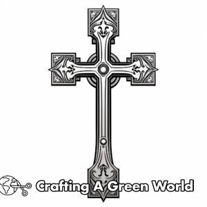 Cross Coloring Pages - Free & Printable!