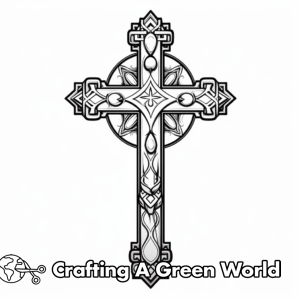 Cross Coloring Pages - Free & Printable!