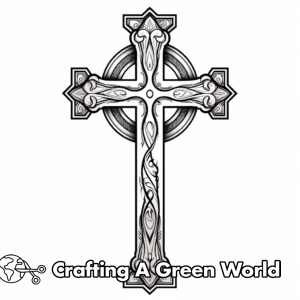 Cross Coloring Pages - Free & Printable!