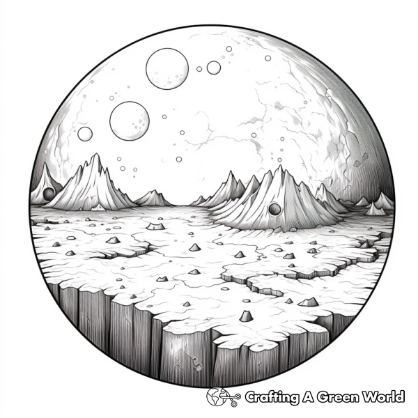 Full Moon Coloring Pages - Free & Printable!