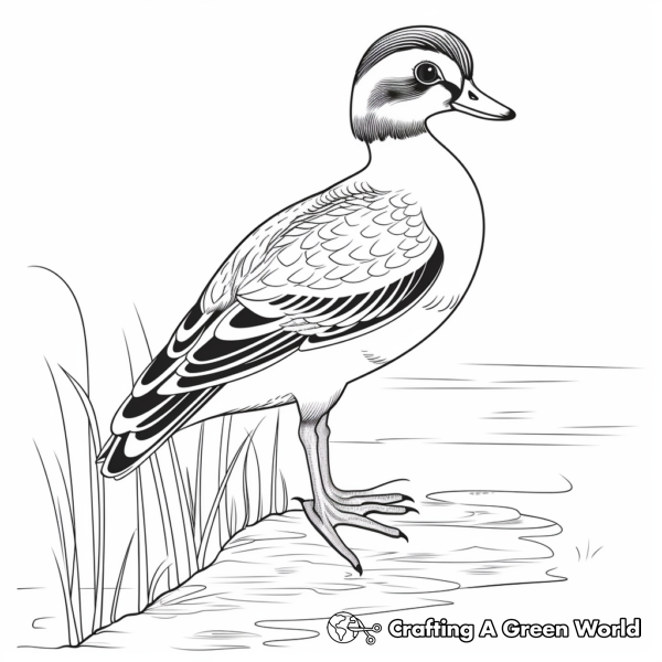 Wood Duck Coloring Pages - Free & Printable!