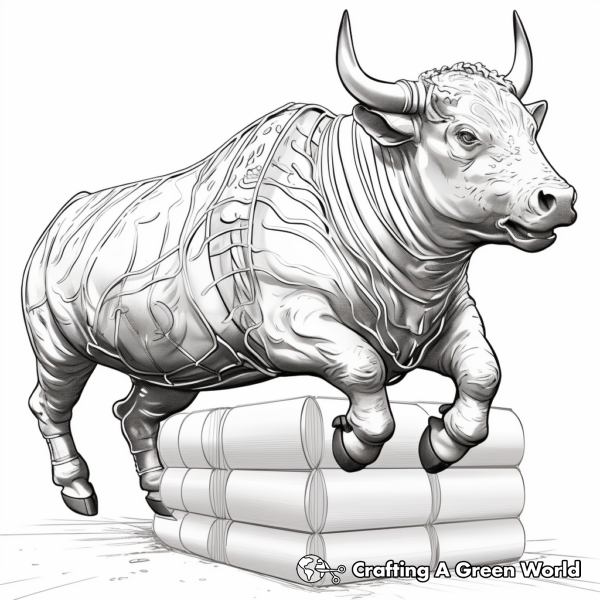 Bucking Bull Coloring Pages - Free & Printable!
