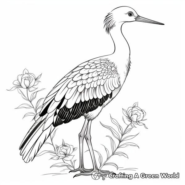 Stork Coloring Pages - Free & Printable!