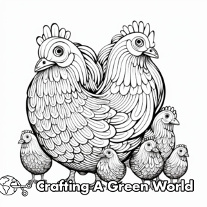 Chicken Coloring Pages - Free & Printable!