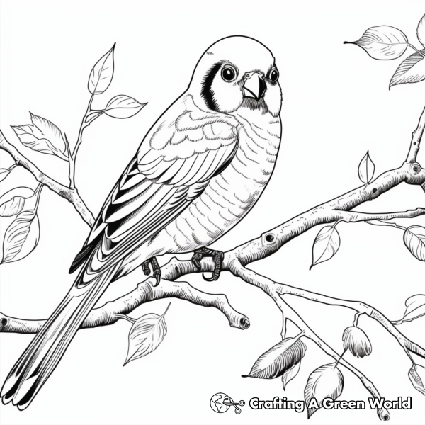 Parakeet Coloring Pages - Free & Printable!