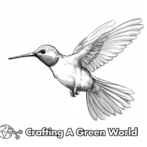 Realistic Hummingbird Coloring Pages - Free & Printable!