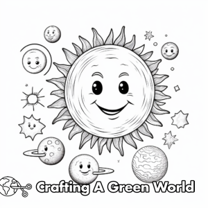 Sun Coloring Pages - Free & Printable!