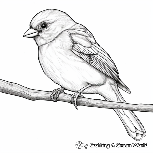 Realistic Bird Coloring Pages - Free & Printable!
