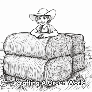 Hay Coloring Pages - Free & Printable!