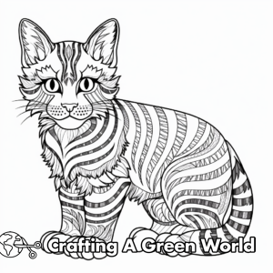 Tabby Cat Coloring Pages - Free & Printable!