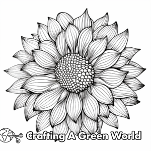 Sunflower Coloring Pages - Free & Printable!