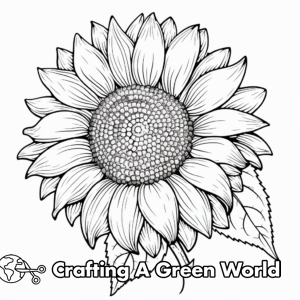Sunflower Coloring Pages - Free & Printable!