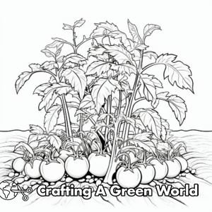 Vegetable Garden Coloring Pages - Free & Printable!