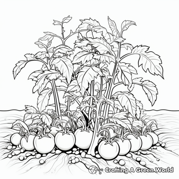 Vegetable Garden Coloring Pages - Free & Printable!