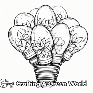 Christmas Light Coloring Pages - Free & Printable!