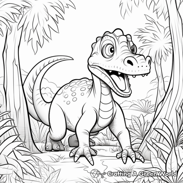 Realistic Dinosaur Coloring Pages - Free & Printable!