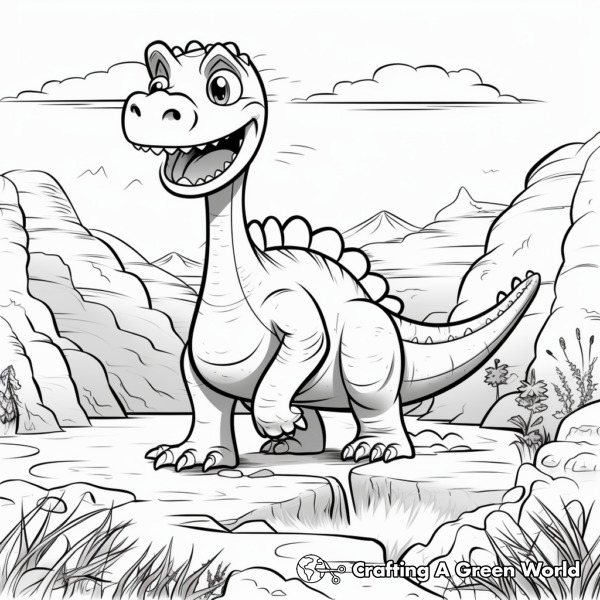 Dinosaur Coloring Pages - Free & Printable!