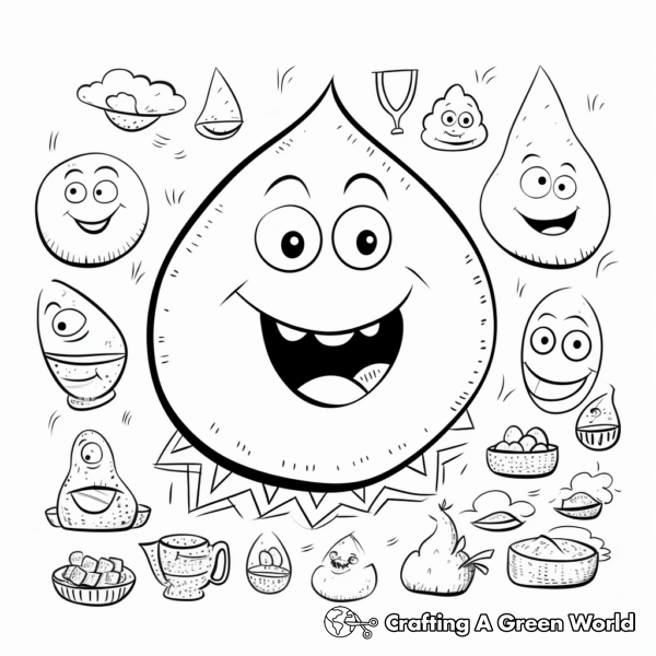 Fried Egg Coloring Pages - Free & Printable!