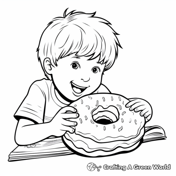 Donut Coloring Pages - Free & Printable!