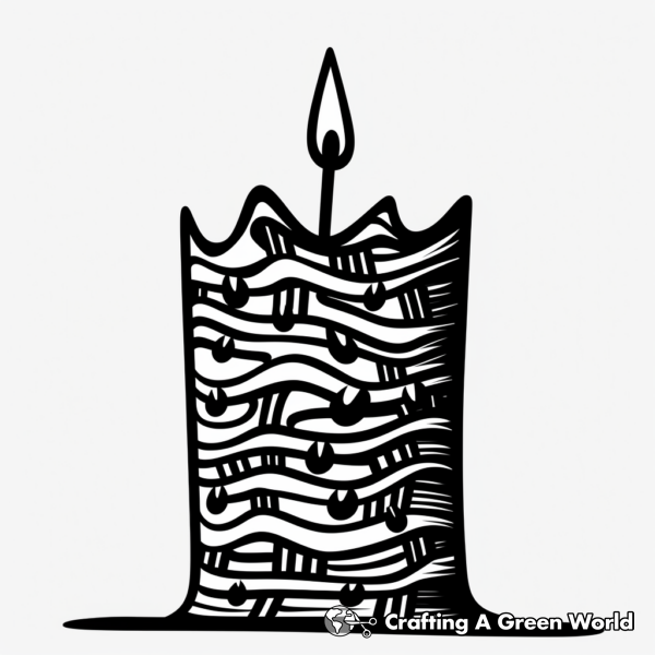 Candle Coloring Pages - Free & Printable!