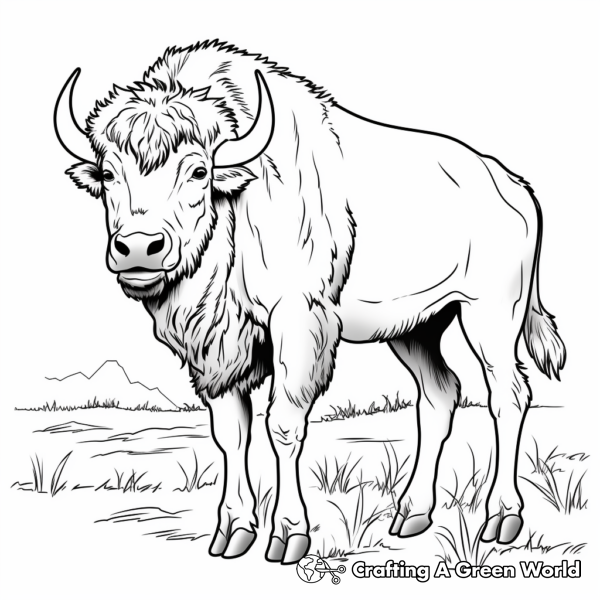 Buffalo Coloring Pages - Free & Printable!