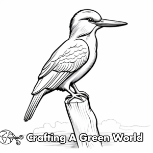 Kingfisher Coloring Pages - Free & Printable!