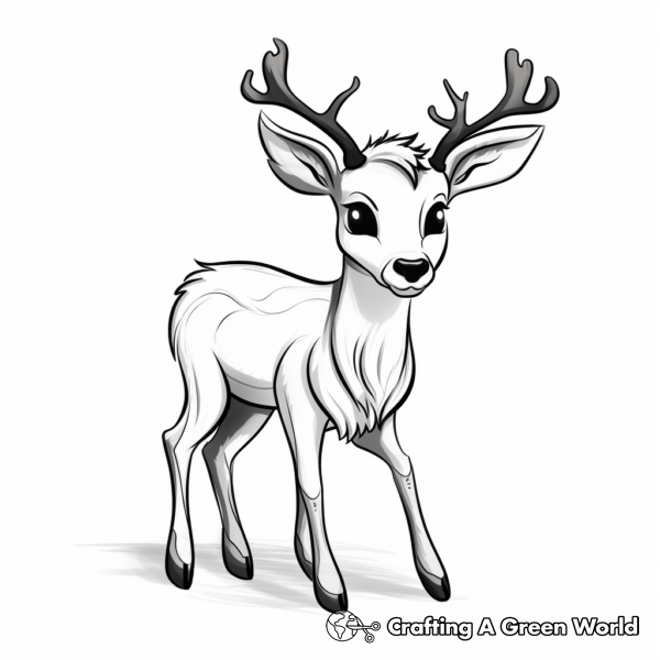 Easy Deer Coloring Pages - Free & Printable!