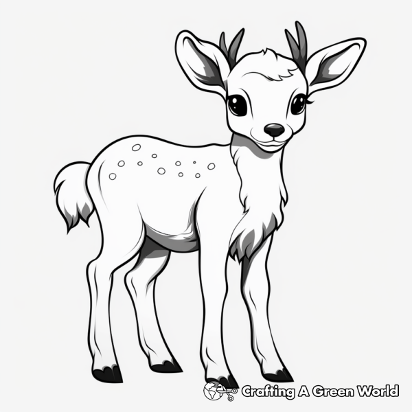 Easy Deer Coloring Pages - Free & Printable!