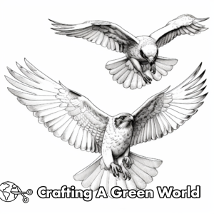 Hawk Coloring Pages - Free & Printable!
