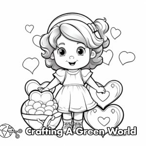 Valentine Coloring Pages for Toddlers - Free & Printable!