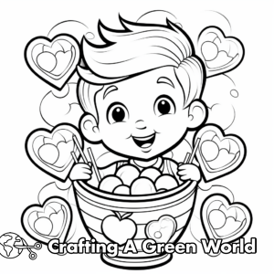 Valentine Coloring Pages for Toddlers - Free & Printable!