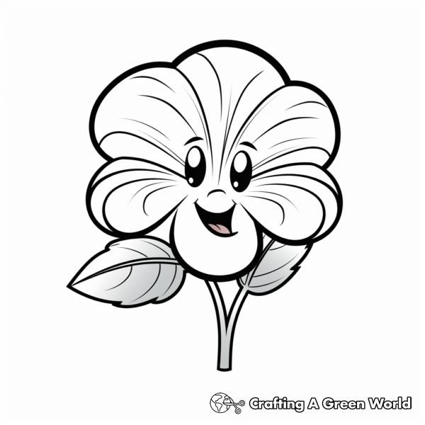 Happy Flower Coloring Pages - Free & Printable!