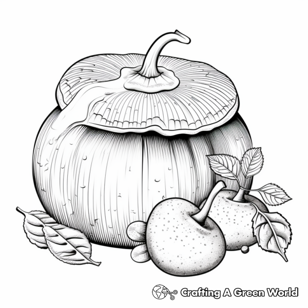 Realistic Mushroom Coloring Pages - Free & Printable!