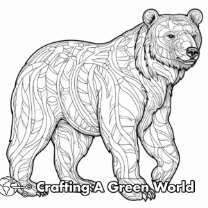 Grizzly Bear Coloring Pages - Free & Printable!