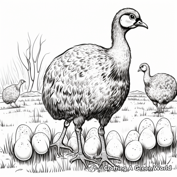 Emu Coloring Pages - Free & Printable!