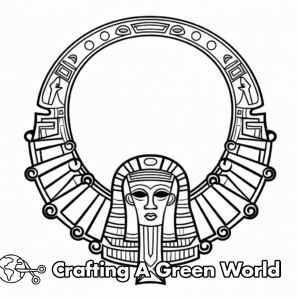 Egyptian Coloring Pages - Free & Printable!