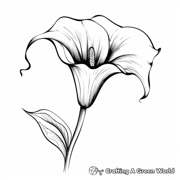 Black & White Flowers Coloring Pages - Free & Printable!