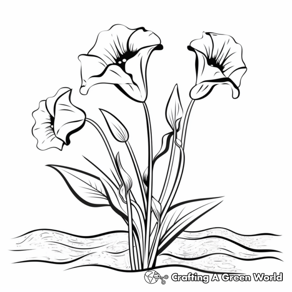 Black & White Flowers Coloring Pages - Free & Printable!