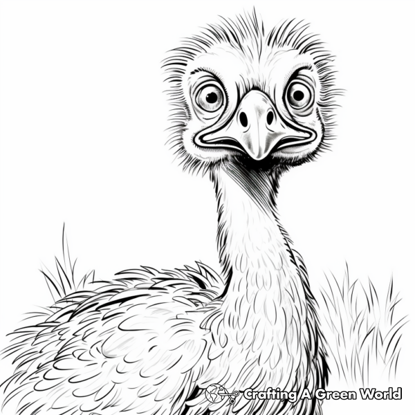 Emu Coloring Pages - Free & Printable!