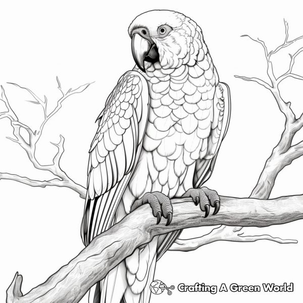 Macaw Coloring Pages - Free & Printable!